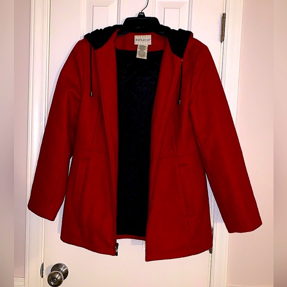 White Stag | Jackets & Coats | Vintage White Stag Red Hooded Coat Size ...